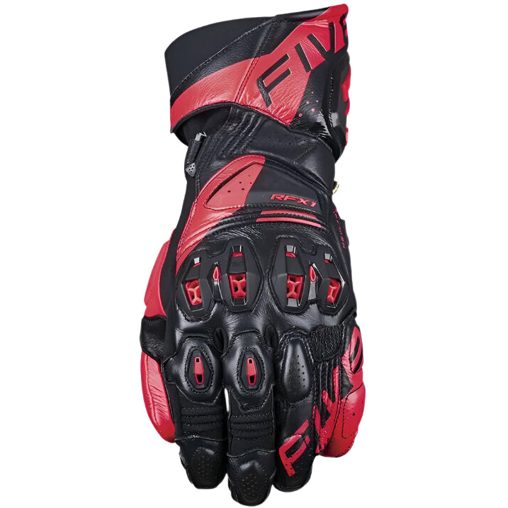 FIVE GLOVES MEN - RFX1 EVO BLACK FLUO RED
