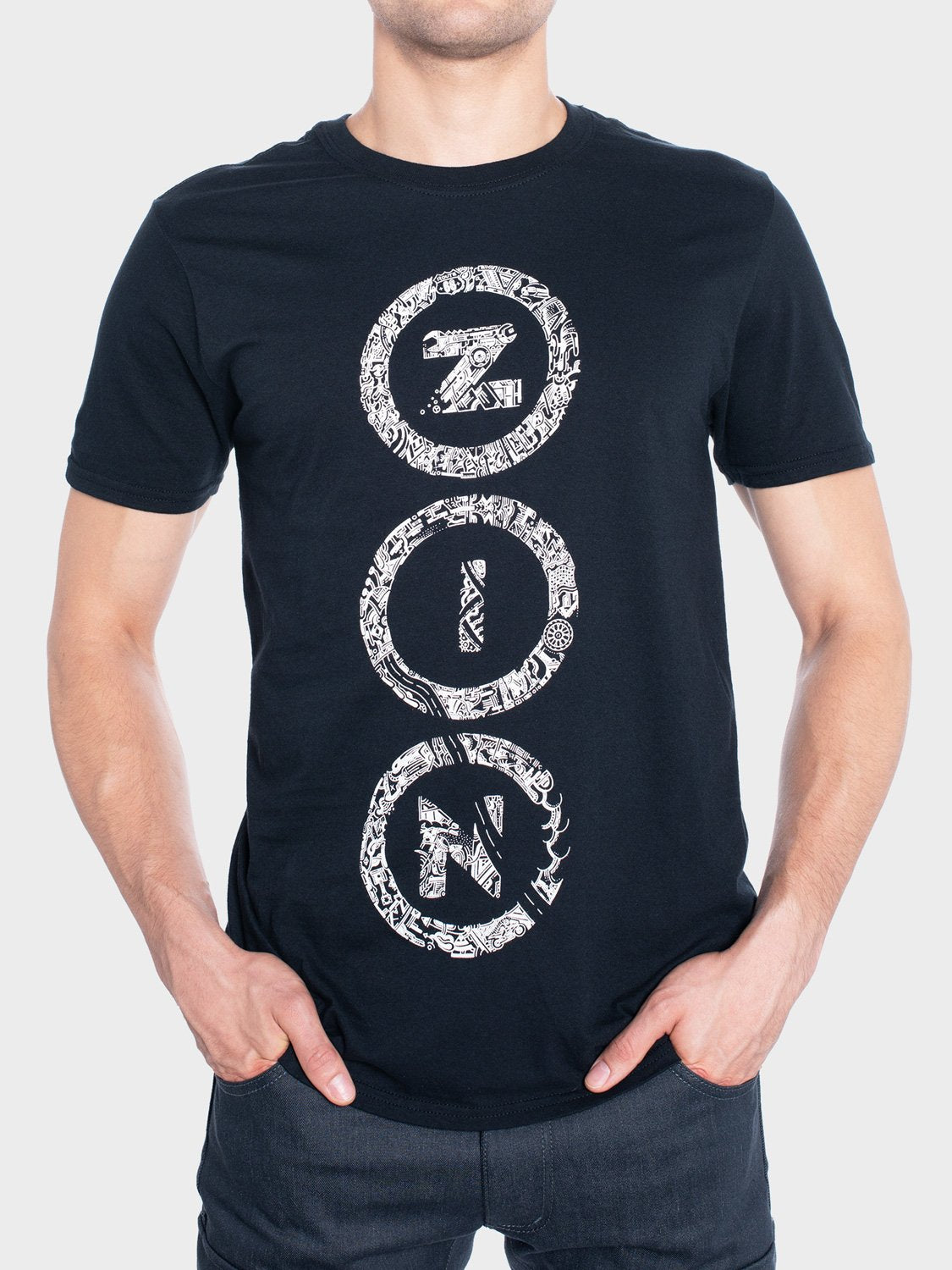 ZIN MOTOWEAR VR3 Artist Series Crew-neck - Black